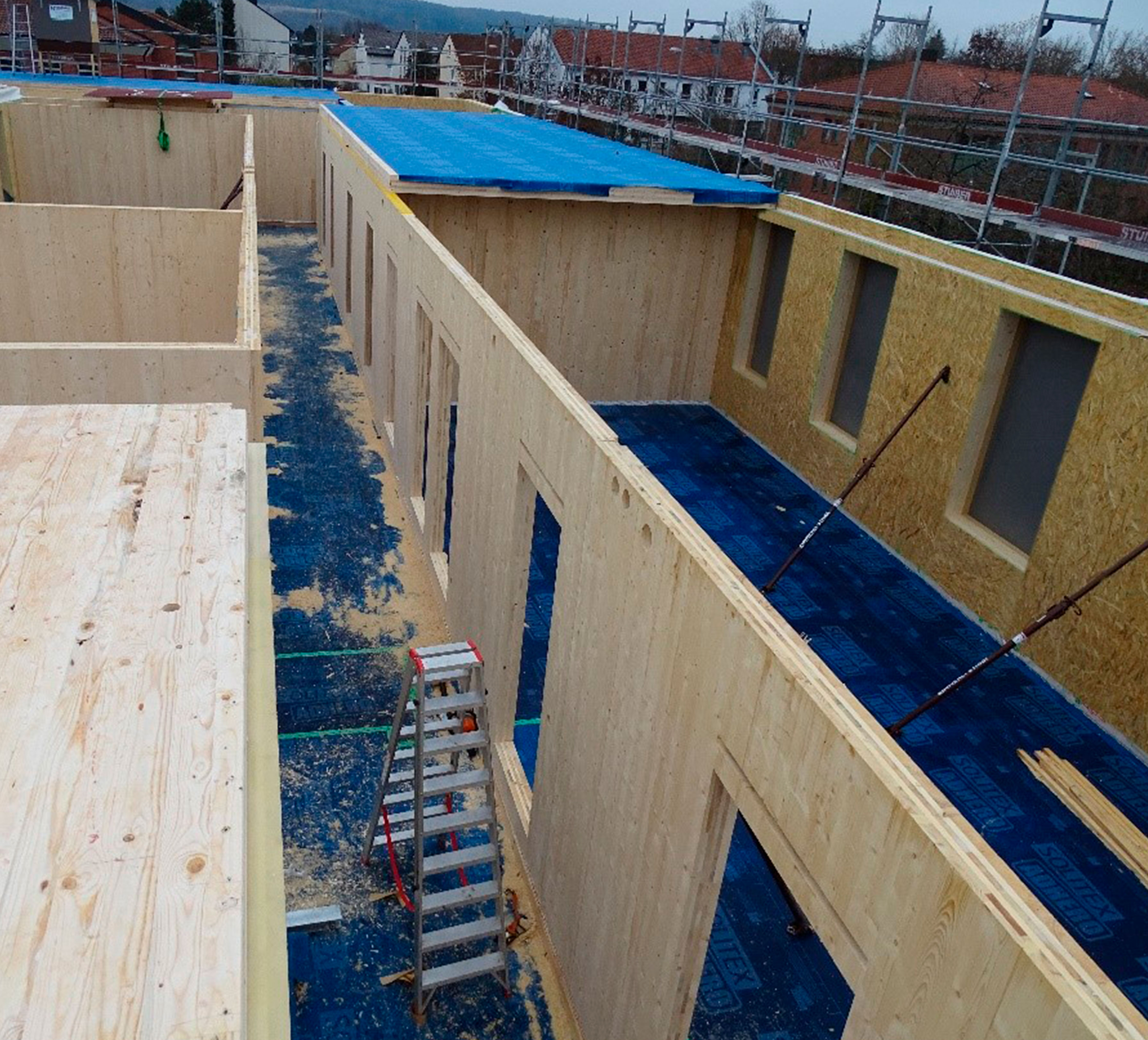 Langtidsholdbar beskyttelse til CLT-konstruktioner med SOLITEX ADHERO